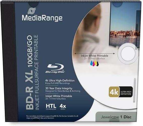 MediaRange Bd-r Xl 100gb 4x Nyomtatható Normál Tokban Mr520 (mr520) írható CD, DVD vásárlás ...