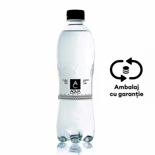 Aqua Carpatica Apa minerala AQUA CARPATICA 0.5 l, eticheta SGR ...