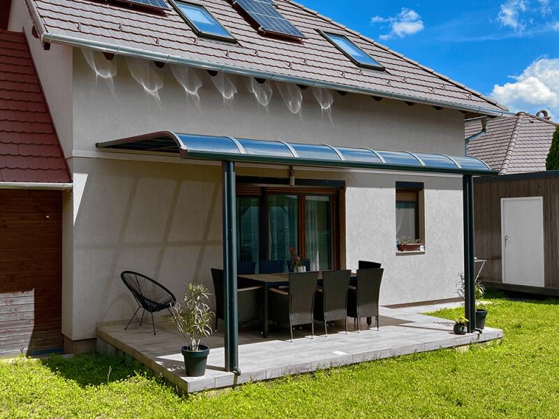 Vásárlás: Aluplex 2, 5X4, 5 m-es 2 lábon álló teraszfedés, pergola ...