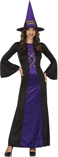 Vásárlás: Fiestas Guirca Női jelmez - Lila-fekete boszorkány Méret - felnőtt: S (88942) Felnőtt ...