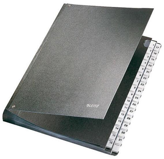 LEITZ Precomandă LEITZ A/4 pp/cutie 1-31 negru (58310095) (Registre şi ...