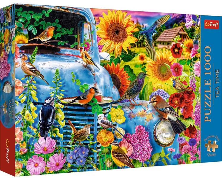 Trefl PUZZLE TREFL 1000 PREMIUM PLUS TEA TIME VIATA LA TARA PASARI ...
