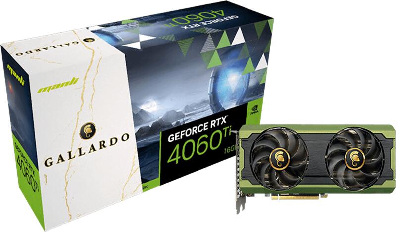 Manli GeForce RTX 4060 Ti Gallardo 16GB GDDR6X 128bit (N719406TIM25651 ...