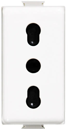 Legrand Priza, standard, Italian, 2P+T, 10/16A, 1M, Alba, AM5180-EU ...