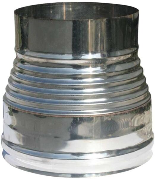 Reductie Burlan Pentru Seminee Peleti, Inox AISI 304, Φ180M-200F ...