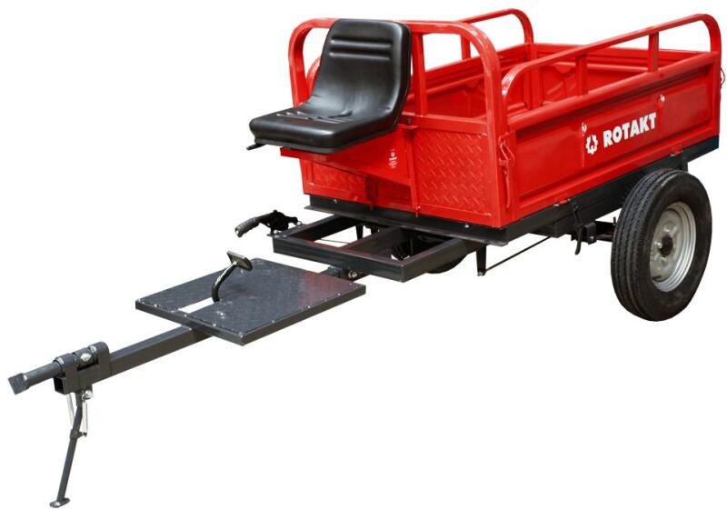 Rotakt Remorca motocultor Rotakt REM600, capacitate maxim 500 kg ...