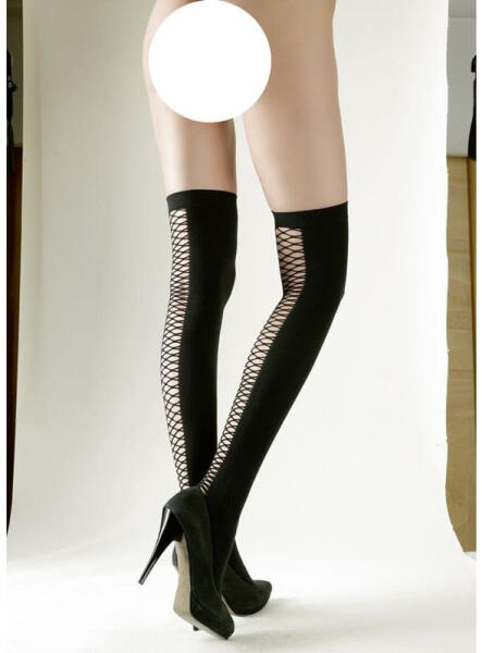 Vásárlás: Cottelli Collection Cottelli neccel díszített fekete combfix ...