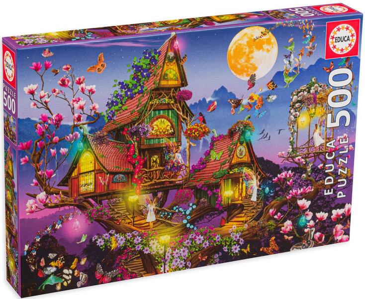 Educa Puzzle Educa din 500 de piese - Casa cu povești (EDU19554 ...