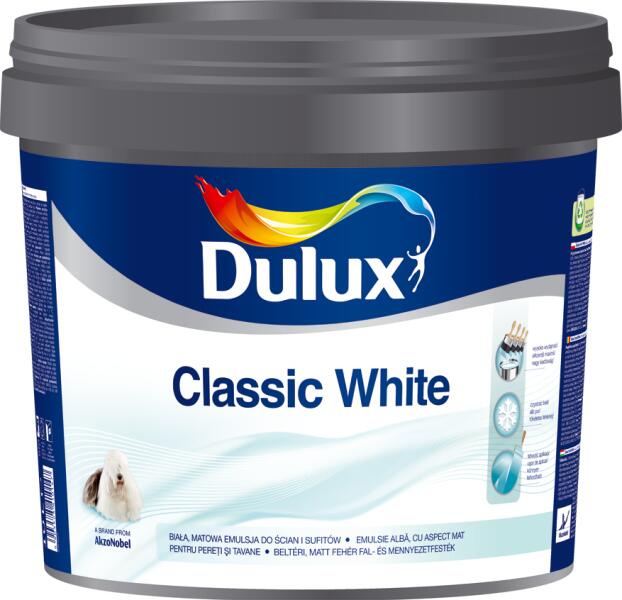 Vásárlás: Dulux Classic White beltéri fehér falfesték 5L Diszperziós ...