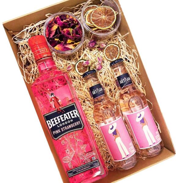 Vásárlás: Beefeater Pink Gin Tonik szett díszdobozban ginfűszerrel ...