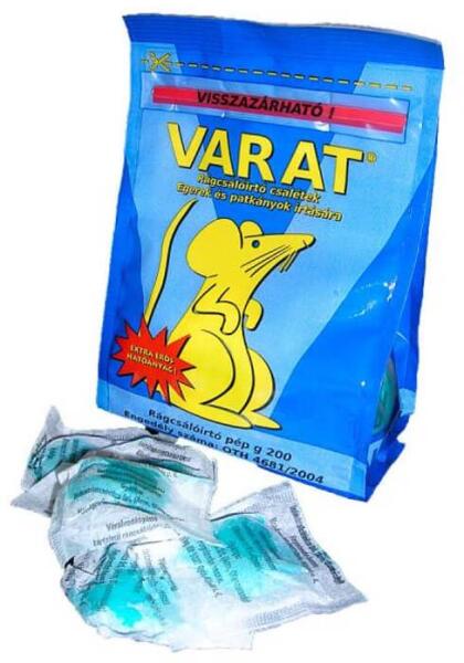 Vásárlás: Varat 25 Rágcsálóírtó Pép 150g Rovar és kártevő irtó szer ...