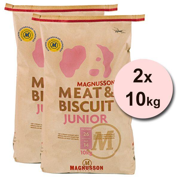 MAGNUSSON PETFOOD Magnusson Meat & Biscuit JUNIOR 2x10kg (Hrana pentru ...