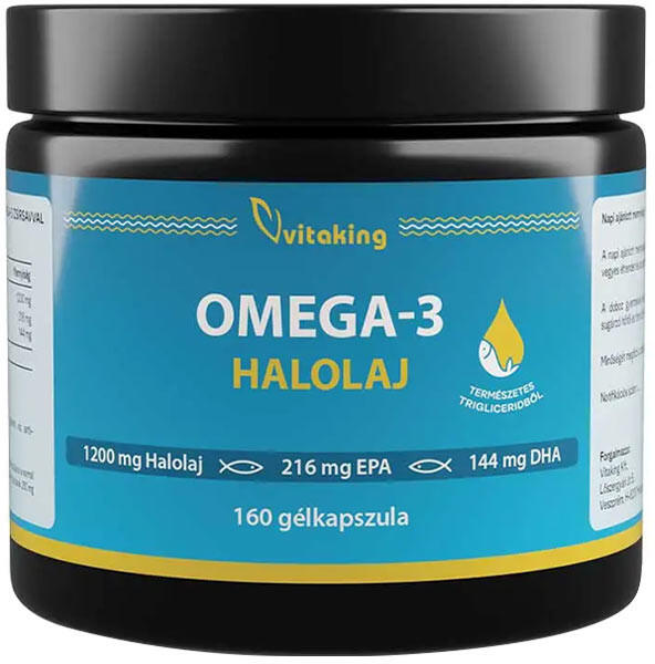 Vásárlás: Vitaking Omega 3 halolaj 1200 mg 160 db Táplálékkiegészítő ...