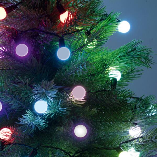 Somogyi Elektronic Ghirlanda cu LED-uri decor glob 50 buc led-uri ...