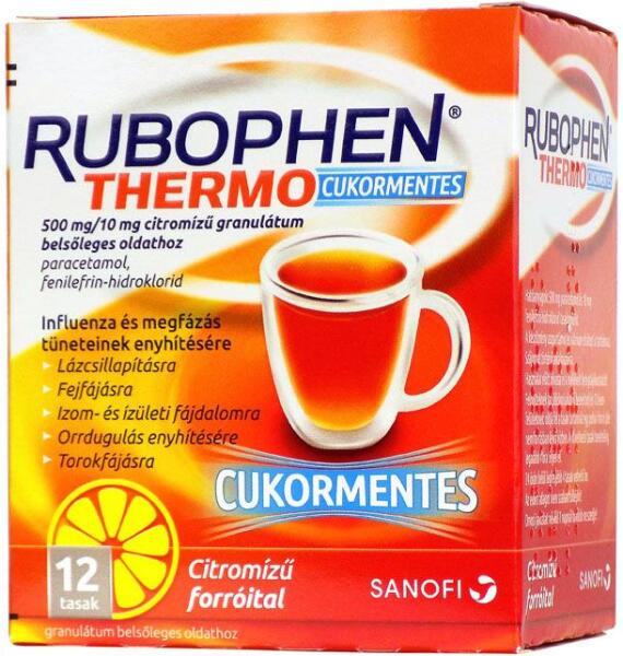 Vásárlás: Rubophen Thermo 500Mg/10Mg Cukorment. citrom. 12X ...