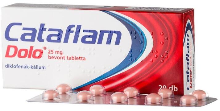 Vásárlás: Cataflam Dolo 25Mg Bevont Tabletta 20X Táplálékkiegészítő ...