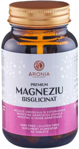 Aronia Charlottenburg Premium Magneziu Bisglicinat, 60 tablete, Aronia Charlottenburg ...