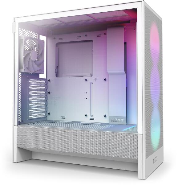 NZXT H5 Flow RGB 2024 White (CC-H52FW-R1) (Carcasa) - Preturi