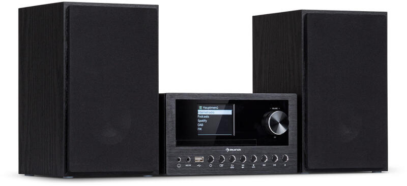 Auna Connect System black Combine muzicale Preturi, Mini Hifi oferte
