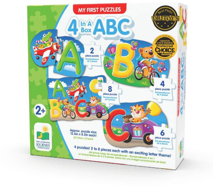 The Learning Journey Set Primele Mele 4 Puzzle-Uri Abc - Eng (TLJ631492 ...