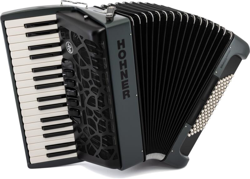 Hohner BRAVO myColor III 72 Acordeon cu clape Twilight (RAL 7026) (Acordeon) - Preturi