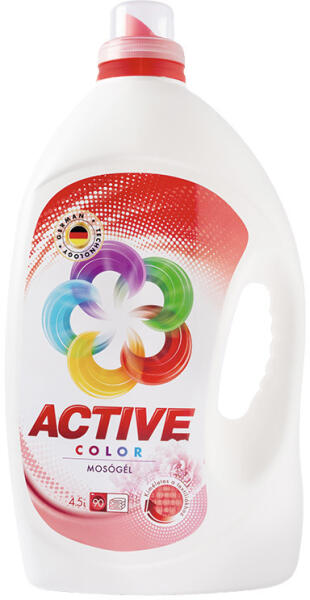 Vásárlás: ACTIVE Color mosógél 4,5 l (90 mosás) Folyékony mosószer ...
