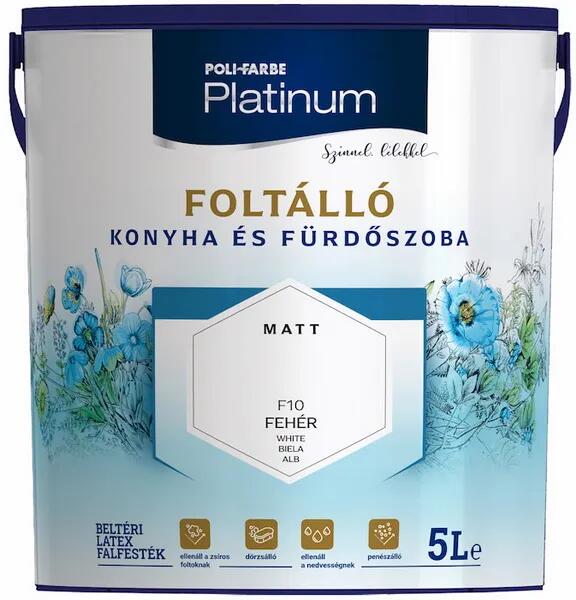 Vásárlás: POLI-FARBE Platinum foltálló konyha-fürdő festék 5 l fehér ...