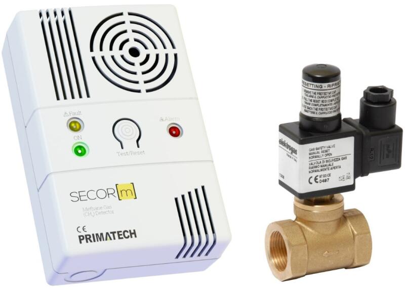 Primatech Kit senzor gaz + electrovalva gaz, Primatech Secor M, 230 V ...