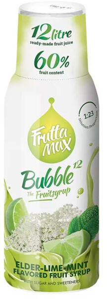 Fruttamax Light sirop de fructe cu aromă de soc și mentă - 500 ml ...