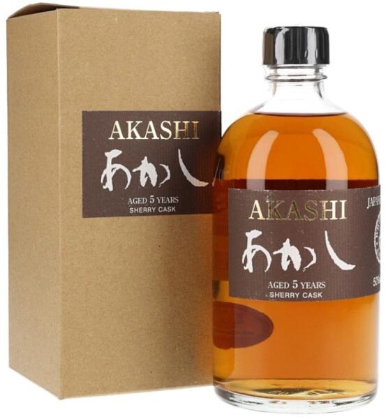 Akashi - Sherry Cask Japanese Single Malt 5 yo GB - 0.5L, Alc: 50% ...