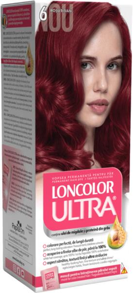 LONCOLOR Vopsea de par permanenta Ultra Nr. 6, 110ml, Loncolor (Vopsea ...