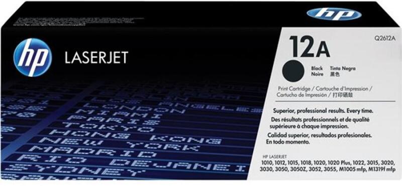 HP Q2612A Lézertoner LaserJet 1010, 1015, 1018 nyomtatókhoz, HP 12A ...