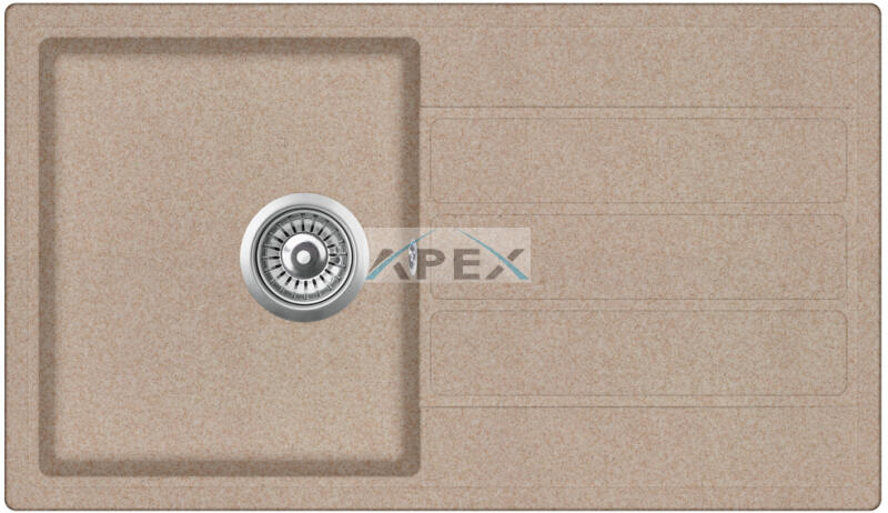 Vásárlás: Evido Easy 45S gránit mosogató, 760 x 440 mm, avena (105981 ...