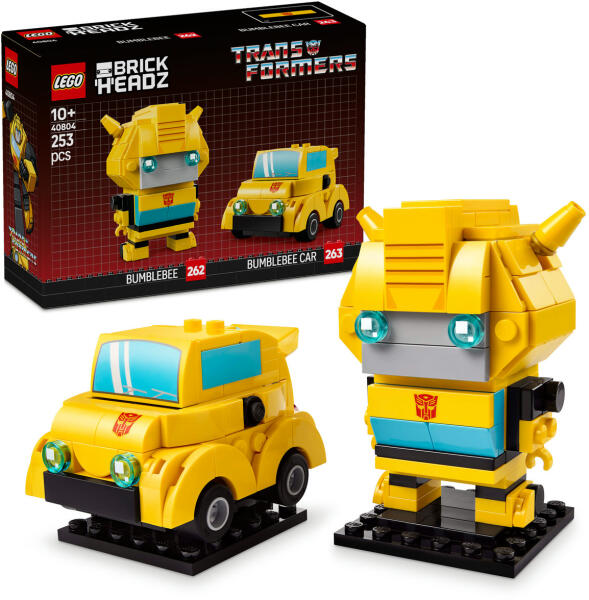 LEGO® BrickHeadz - Bumblebee Robot & Vehicle (40804) (LEGO) - Preturi