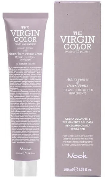Nook Virgin Color Vopsea de Păr Permanentă 100ml Acoperire 100% și ...