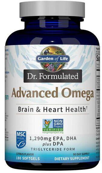 Garden of Life Dr. Formulated Advanced Omega, Citrus - 180 softgels (Suplimente nutritive) - Preturi