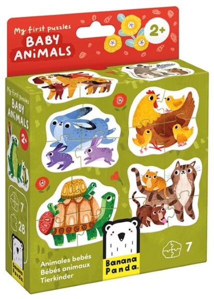 BANANA PANDA Banana Panda, My First Puzzles, Pui de animale, 24 luni+ ...