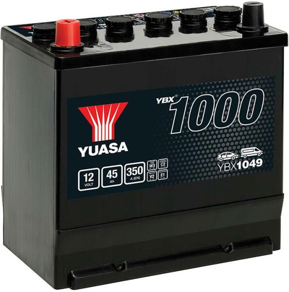 YUASA 45Ah 350A left+ Japan (YBX1049) (Acumulator auto) - Preturi