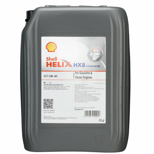 Shell Helix HX8 ECT 5W-40 20 l (Ulei motor) - Preturi
