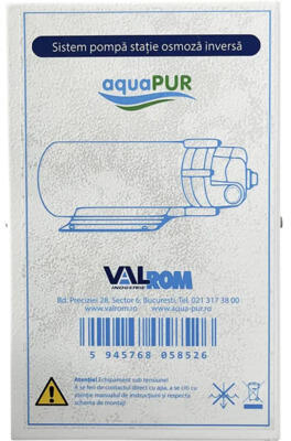 Valrom Kit pompă pentru stație de osmoză inversă aquaPur ...