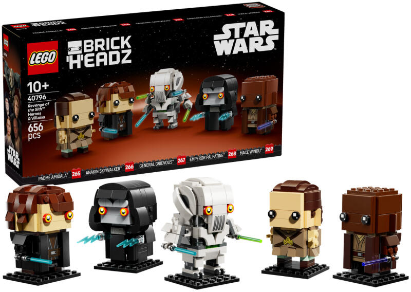LEGO® BrickHeadz - Star Wars™ Revenge of the Sith - Heroes & Villains ...