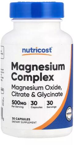 Vásárlás: Nutricost Magnesium Complex 500 mg (30 kapszula) 30 kapszula Táplálékkiegészítő árak ...