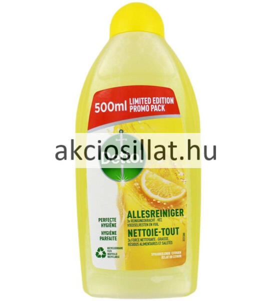 Vásárlás: Dettol Power & Fresh Lemon általános tisztítószer 500ml ...