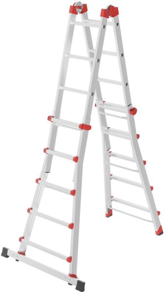 Hailo Scara aluminiu Hailo HAILO M80, multifunctionala, 4 X 5 trepte ...