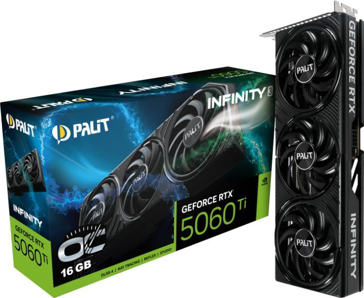 Vásárlás: Palit GeForce RTX 5060 Ti Infinity 3 OC 16GB GDDR7 128bit (NE7506TS19T1-GB2061S ...