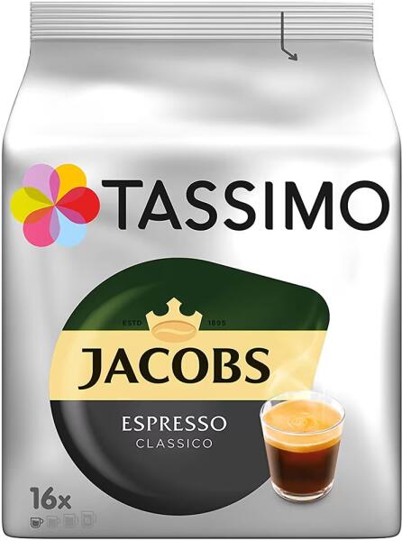 TASSIMO Capsule Cafea Tassimo Jacobs 16 Caps (118, 4G) Espresso ...
