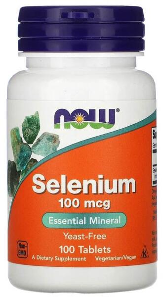 NOW Selenium 100 mg 100 comprimate (Suplimente nutritive) - Preturi