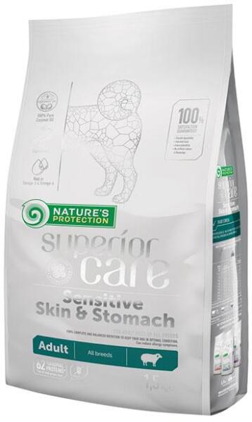Nature's Protection Adult SC Sensitive Skin & Stomach Lamb All Breed 10 ...