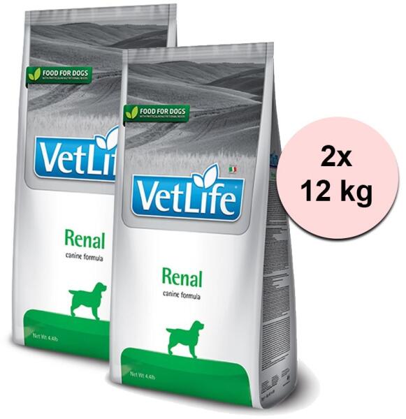 Vet Life Renal 2x12 kg (Hrana pentru caini) - Preturi