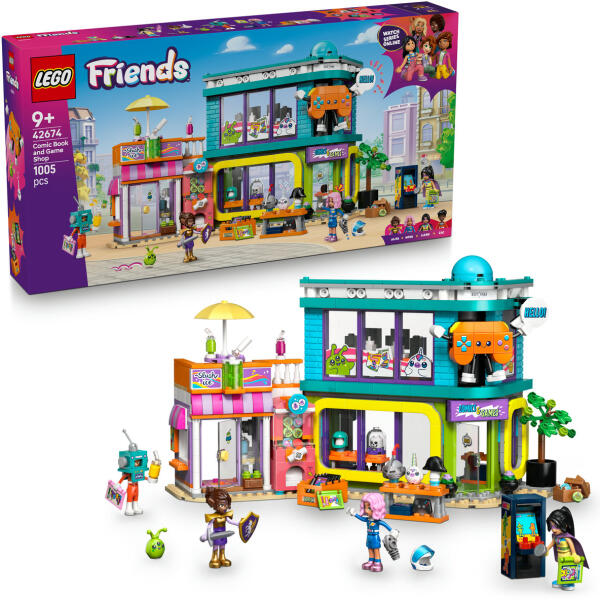 LEGO® Friends - Comic Book and Game Store (42674) (LEGO) - Preturi